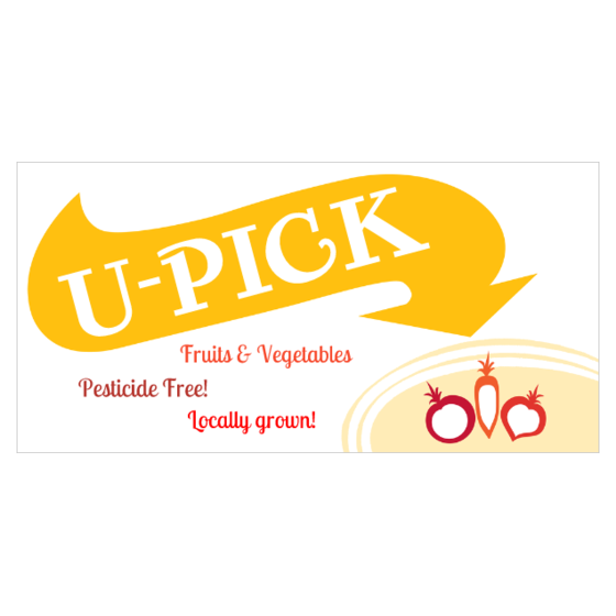U-Pick Vinyl Banners | Printastic.com