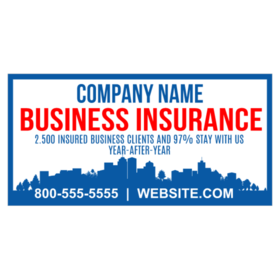 Business Insurance Banners | Printastic.com