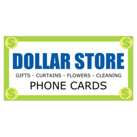 Custom Dollar Store Retail Banners for Store Advertising