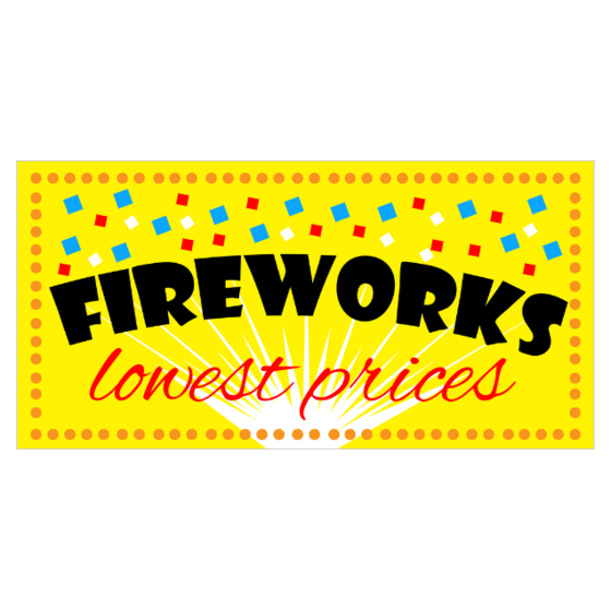 Custom Fireworks Store Retail Banners for Advertising