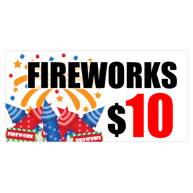 Custom Fireworks Store Retail Banners for Advertising