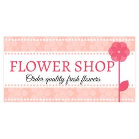 Flower Shop Florist Banners | Printastic