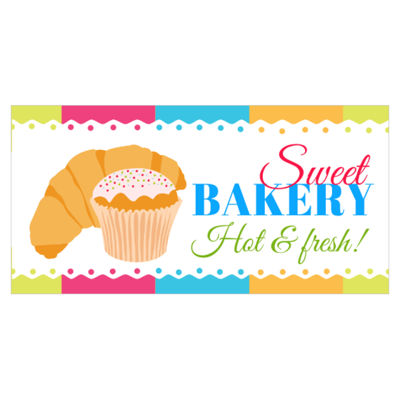Promote Your Baked Goods With A Custom Bakery Banner