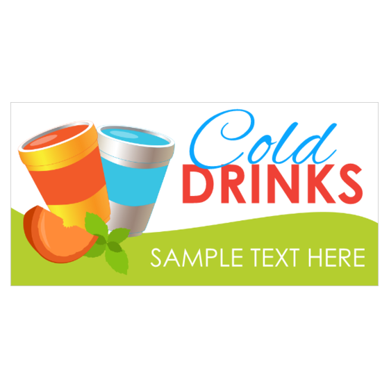 Custom Drink Banner Templates | Printastic.com