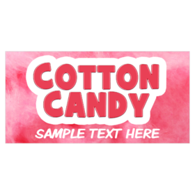 Cotton Candy Banner | Printastic.com