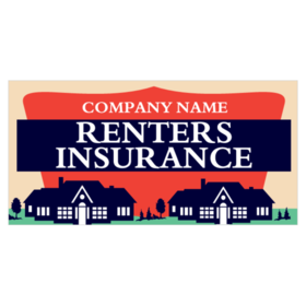 Custom Renters Insurance Banners | Printastic.com