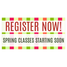 Customizable School Registration Banner For New Students