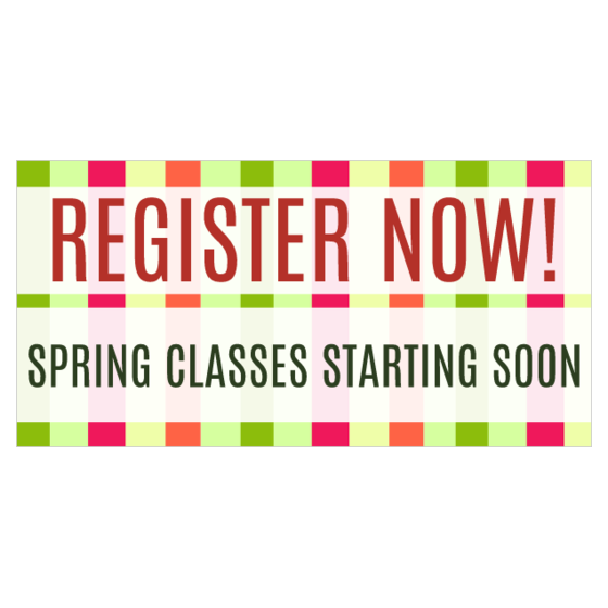 Customizable School Registration Banner For New Students