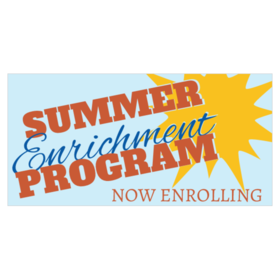 Design and purchase school summer program banners | Printastic