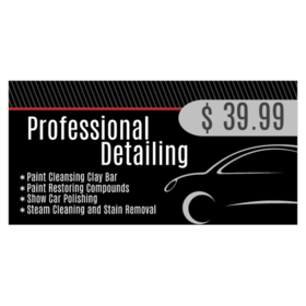 Advertise Effectively With Auto Detailing Banners - Printastic.com