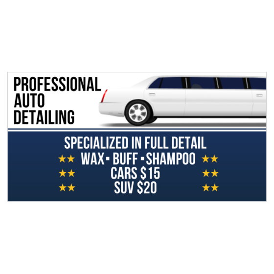 Advertise Effectively With Auto Detailing Banners
