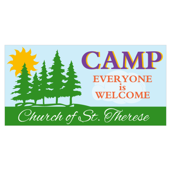 Promote Your Upcoming Event With A Customized Church Camp Banner ...