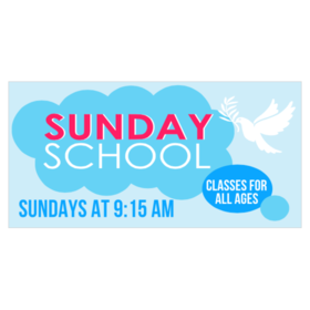 Promotional and Educational Sunday School Banners