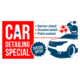 Advertise Effectively With Auto Detailing Banners - Printastic.com