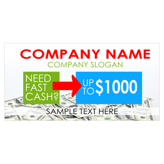 Pay Day Loan Signs To Create Pay Check Advance Banners