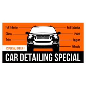 Advertise Effectively With Auto Detailing Banners - Printastic.com