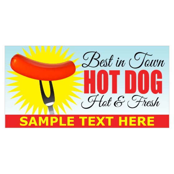 Hot Dog Banner