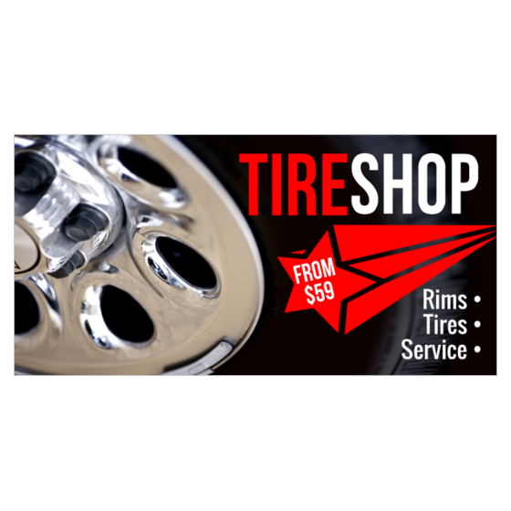 Tire Banners | Banners Tire Shops Use for Promoting Tire Sales
