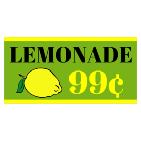 Lemonade Stand Banner | Printastic.com