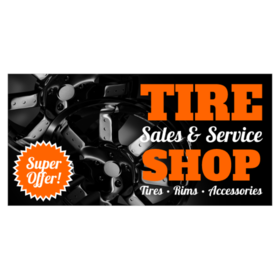 Tire Banners | Banners Tire Shops Use for Promoting Tire Sales