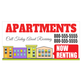 Fill Vacant Units With A Customized “Apartment For Rent” Sign ...