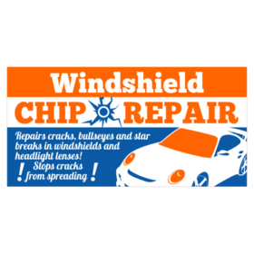 Car Windshield Repair and Replacement Banners