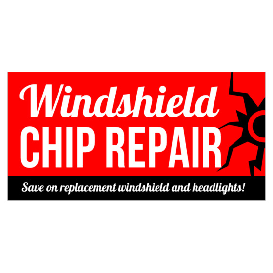 Car Windshield Repair and Replacement Banners