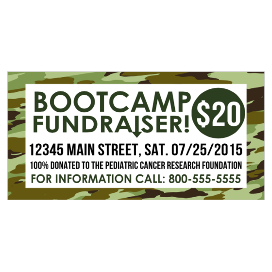 Custom Fundraising Banners Fundraisers use For Events and Functions