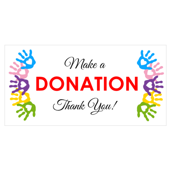 Donation Banner | Printastic.com