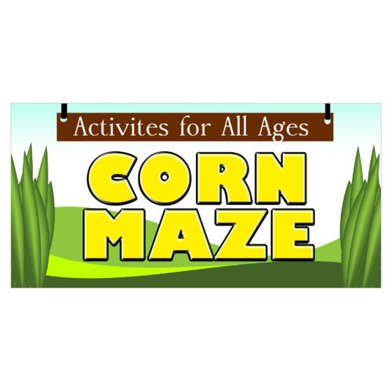 Customize our corn maze banner templates using our online editor to ...