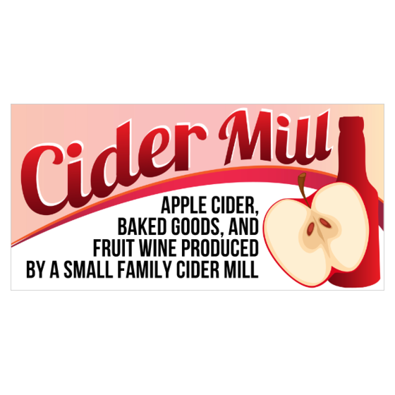 Cider Mill Banners | Printastic.com