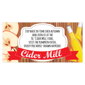 Cider Mill Banners | Printastic.com