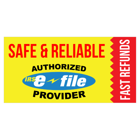 Tax Service Signs For Custom Tax Banners