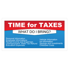 Tax Service Signs For Custom Tax Banners