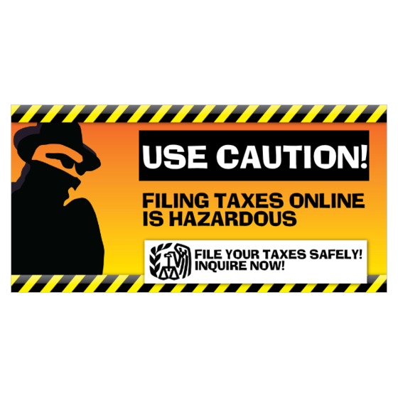 Tax Service Signs For Custom Tax Banners