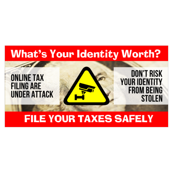 Tax Service Signs For Custom Tax Banners