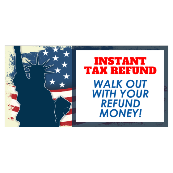 Tax Service Signs For Custom Tax Banners