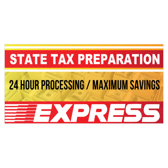 Tax Service Signs For Custom Tax Banners