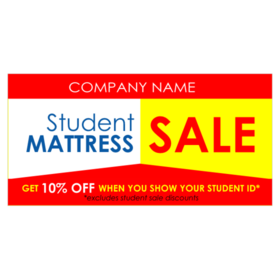Custom Mattress Store Banners for Mattress Retailers