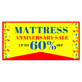Custom Mattress Store Banners for Mattress Retailers