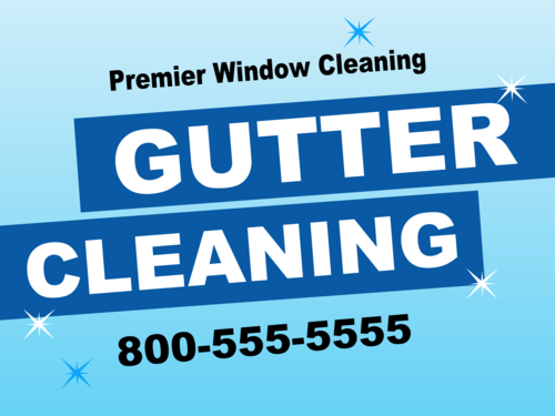 Customizable Cleaning Services Yard Sign Templates | Printastic