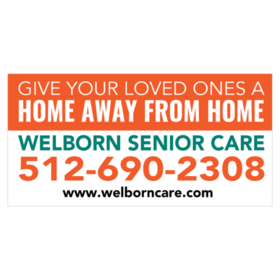 Assisted Living Senior Care Banners | Printastic