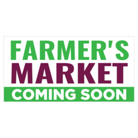 Custom Farmers Market Banners | Printastic