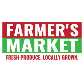 Custom Farmers Market Banners | Printastic