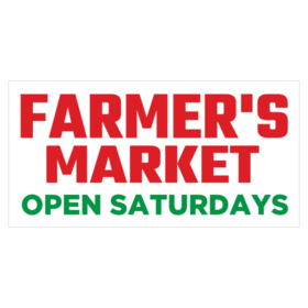 Custom Farmers Market Banners | Printastic