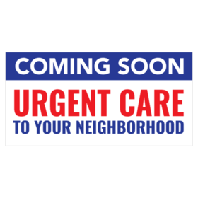Urgent Care Banners