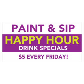 Happy Hour Banners | Printastic