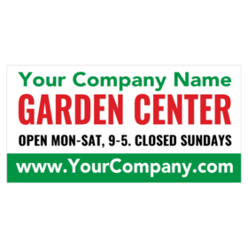 Garden Center Banners | Printastic