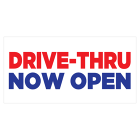 Banners for Drive-Thrus and Curbside Pick Up