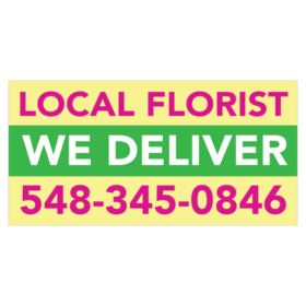 Flower Shop Florist Banners | Printastic